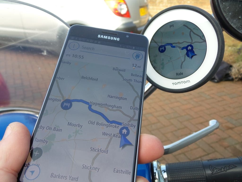 TomTom Vio sat nav - Classic Scooterist Magazine